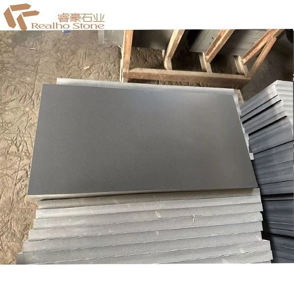 China Mongolia Black Granite Honed Matt Finish Kilang Bekalan Langsung ...